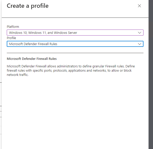 Enable RDP to take remote of Intune managed devices, Firewall blocking the connection ...